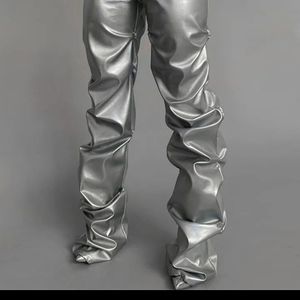 Pants & Jumpsuits | Silver Pleather Instagram Pants Small New | Poshmark